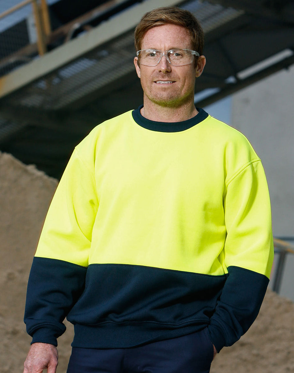 AIW SW09 HI-VIS 2 TONE CREW NECK – AIW Online